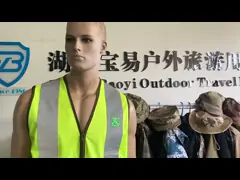 China Yellow Safety Vest With High Visibility Reflective Strips Tactical Vest for sale