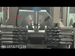 Perforatrice a tre facce per valvole a saracinesca