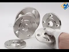 Customized Size Stainless Steel Plate Flange 304 316L ASTM Forged Pipe Fittings Steel Flange