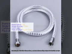Silver  Shower Hose Extra Long Chrome Handheld Hose For Bathroom