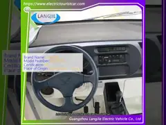 China 5 Seater GasTourist Car Mini Tour Bus Climbing Ability For Hospital for sale