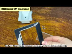 中国 GROW GM72-P ブラック プラスチック保護パネル シェル 1D 2D GM72 バーコードスキャナーリーダーの固定フロントパネル 販売のため