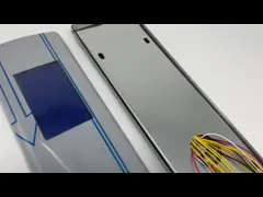 스테인리스 스틸 헤어라인 / 미러 표면 부착 엘리베이터 제어판 리프트 LOP HOP 작동 패널