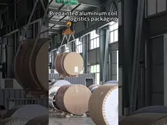 China Pre Painted Aluminium Coil 0.2-1.0mm thickness for Architectural Composite Panel Fabrication for sale