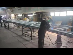 Hot-Dipped Galvanized sliding gate labor welding
