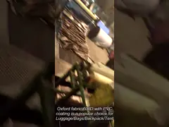 China PVC Coating Polyester Oxford Cloth 600D 320gsm Waterproof Outdoor Oxford Fabric for sale