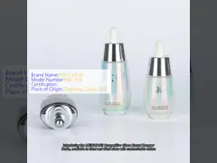 Competitive Glass Round Dropper Bottle for Serum and Essence 30ml 50ml Any Color is OK