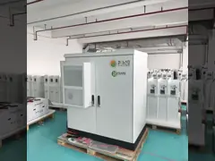 Metallizzato piano montato gabinetti UPS per telecamere a energia solare con porta di vetro