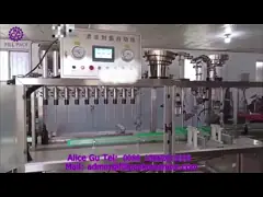 1971 J103 Semi-automatic straight line 10-2 glass bottle iso-pressure filling and sealing integrated