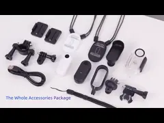 China Small Night Vision Pet Wearable Camera Collar HD 1080P Two Way Audio Voice Control for sale