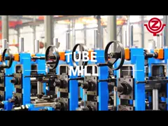 Factory Overview Tube Mill Machine / Production Line Hf Welding