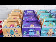 Cina Scatola per torta portatile in carta kraft con finestra trasparente, confezione per pasticceria, dessert, rotolo svizzero, scatola per confezionamento torte in vendita