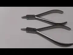 Dental Geaw Step Plier Orthodontics RMO Forceps With Vertical Loop 1MM 2MM 3MM