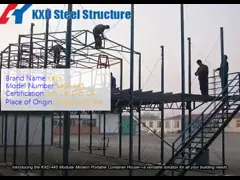 China Modern Contemporary Modular Steel Container Dormitory Modern Portable Flat Pack for sale