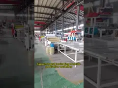 machine press laminated sheet for gypsum board machine