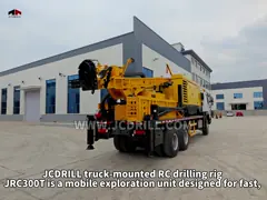 China Air Pneumatic Truck Mounted Surface Reverse Circulation Mineral Exploration Grade Control Drilling Rig for sale