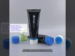 40mm Diameter Customized Body Lotion Tubes with Two-Color Leather Texture Screw Caps