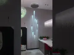 Custom Large Modern Simple Hand Blown Glass Pendant Light Nordic Creative Ceiling Lamp for Hotel Lob