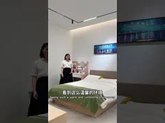 China Modern Support customization Design Plate Type Single Bed For Hotels Apartments Homestays Queen King Sizes for sale