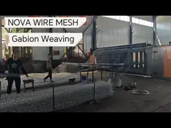 Lightweight Woven Gabion Mats - 2mm Wire for Easy Installation in Remote Areas