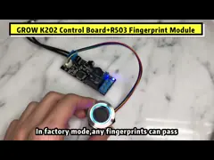 China GROW K202 DC12V Low Power Consumption Fingerprint Control Board Switch Fingerprint Access Control System for sale
