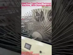 Used Sun Type Panel Turnover Machine_With Stainless Sticks