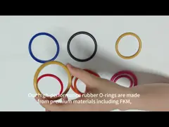 Excellent Sealing Rubber NBR EPDM FKM O Rings For Industrial Machinery