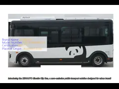 China Pure Electric Bus Zero emission public transport vehicle electric mini bus. for sale