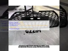 2023 TOYOTA VIOS  Grille ABS Plastic Front Grille Directly Sale for Modified Car Bumper with Light Zimin Auto Parts CO. LTD