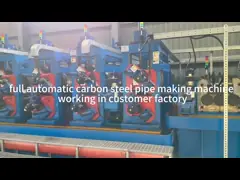 full automatic carbon steel  pipe making machine