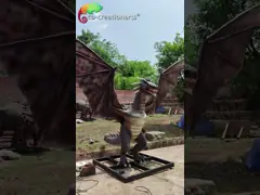 China Waterproofing Giant Animatronic Dragons Life Like Dragon 110/220V for sale