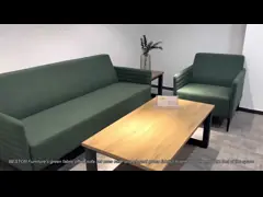 China 23.6 Inch Office Furniture Sofa Combinable Modern Office Couch For Lobby for sale