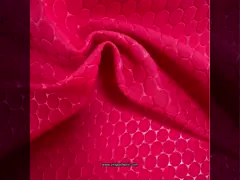 75D * 150D spazzolato twill pelle di pesco colorare velluto, rilievo 3D, impermeabile