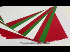 China Silk Screen Printing Multi Colored PVC Sheet For Bank Cards Lamination Production for sale
