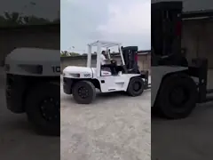 Used 10 Ton Forklift Original Japan TCM FD 100 in Good Condition Low Cost Low Fuel Low Price