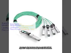 China Cable Assembly Direct Attach 3M QSFP+ QSFP+ Transceiver Cable 40G QSFP+ Twinax DAC Cable MPO Connector  for 5G POE Fiber WiFi 3G for sale