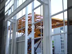 China Prefab Prefabricated Industrial Metal Materials High-rise Building Steel Structure Hotel/School/Hospital for sale