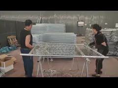 China anti corrosion Powder Coated 8 Ft Chain Link Fence Gate for sale