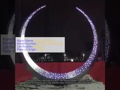 China Color Painting Metal 304 Stainless Steel Outdoor Abstract Sculpture For Park for sale