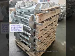 Deep Foundation Solid Square Shaft Round Corner Helical Pile For Steel Tower Structure