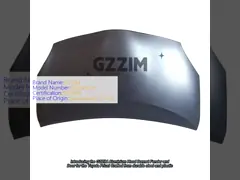 China Toyota Prius Car Engine Cover Aluminium Hood Bonnet Fender And Door for sale