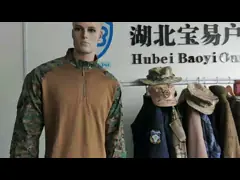China Military Style Camouflage Combat Suit Training Top Breathable Training Camouflage Clothing for sale