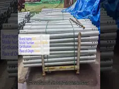 Prefabricated Galvanized Steel Round Spiral Ground Anchor Helical Screw Piles