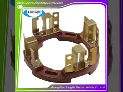 China LVTONG Electric Patrol And Sightseeing Vehicles ADC Motor Base And Carbon Brush Components for sale