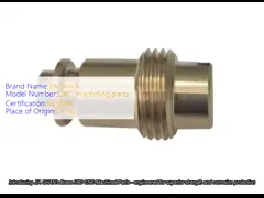 Brass H80 CNC Machined Parts with Electroplating for Enhanced Strength and Corrosion Protection