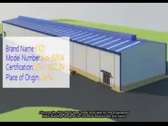 China PPGI Steel Sheet Roof Wall Pre Engineered Metal Building Industrial Warehouse Plant for sale