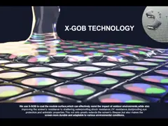 China GOB Cabinet Waterproof Density Outdoor P1.25 LED Display 480×540mm Pixel Density 4000nits for Outdoor Advertising for sale