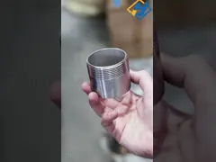 China SS304 316 Welding Nipple with NPT BSPP BSPT Threaded One Side Threaded Pipe Fittings for sale
