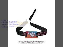 China Custom NFC Fabric RFID Wristband Waterproof Bracelet For Social Distancing for sale