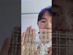 室内装飾のための旧式な真鍮Ss 0.5mmロックのひだの金網